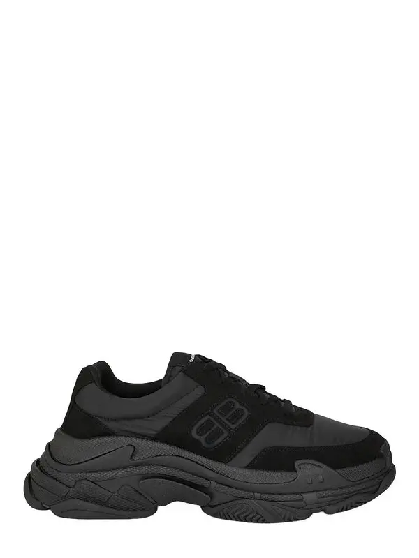 Balenciaga Triple S Nylon - Black