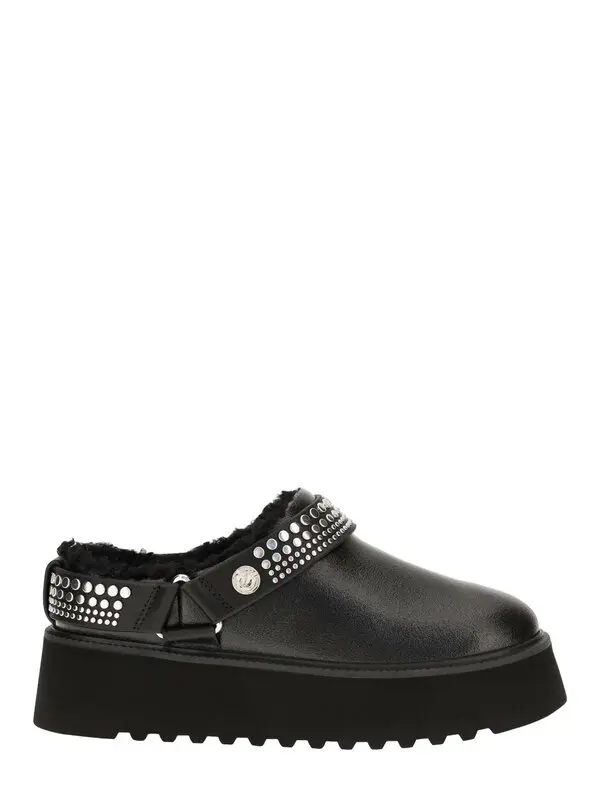 Pinko Martina Brushed Leather Ankle Boots - Black