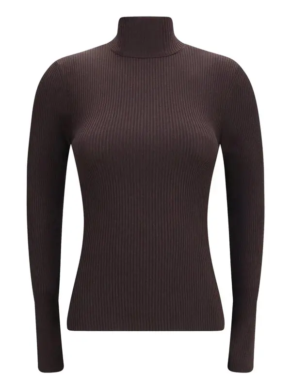 Wolford Ong-seeve Woo Sweater Femae - Brown