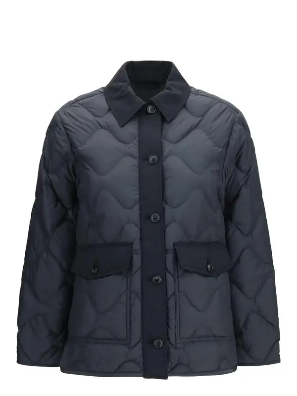 Woolrich Heritage Tand Up Collar Down Jacket - Grey