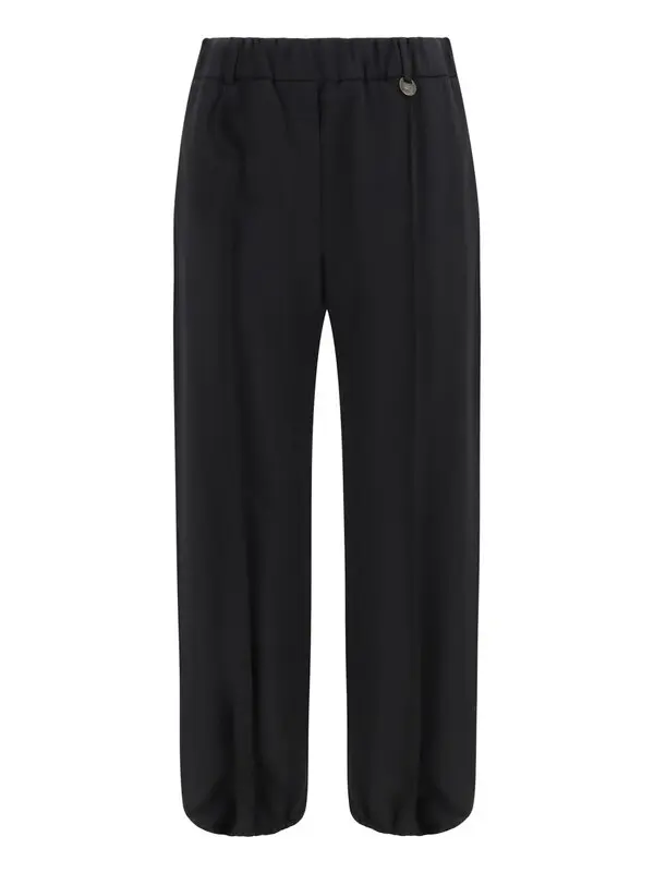 Burberry Wool Jogging Pants - Black
