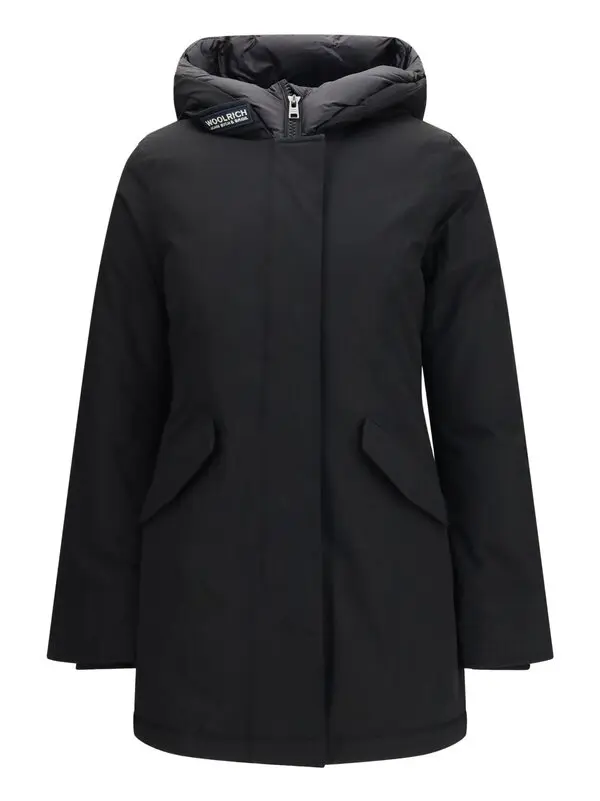 Woolrich Hooded Padded Arctic Parka Femae - Black