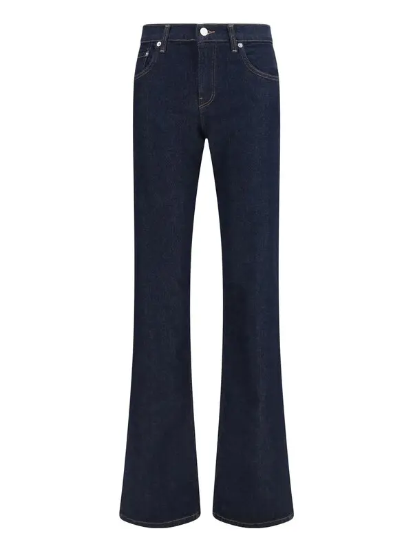 HAIKURE Five-pocket Jeans With Back Slits - Blue