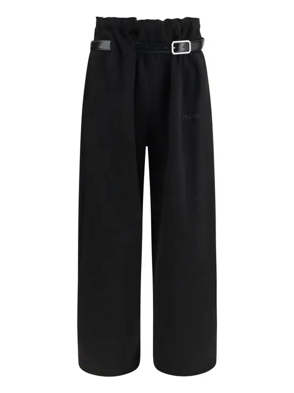 MAGLIANO Provincia Wide-leg Pants With Belt - Obsidian