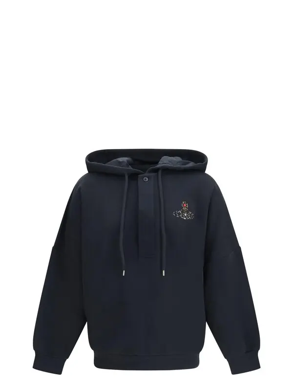 VIVIENNE WESTWOOD Batwing Hooded Sweatshirt Ale - Black