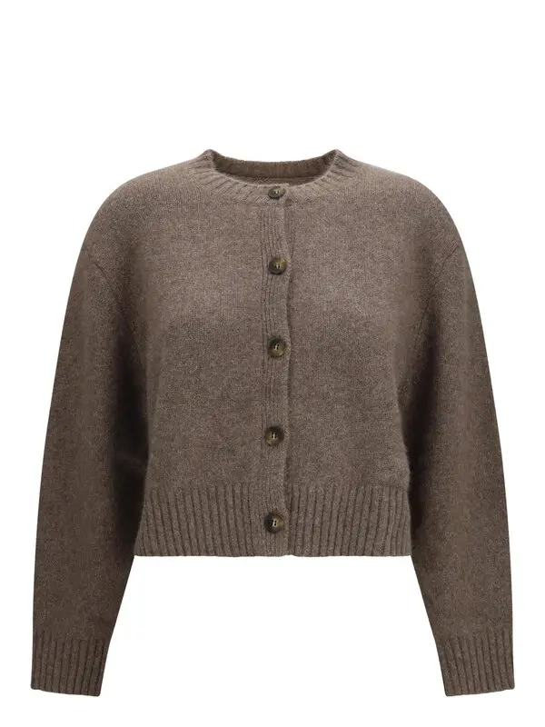 Loulou De Saison Reus Wool-blend Cardigan Feale - Brown
