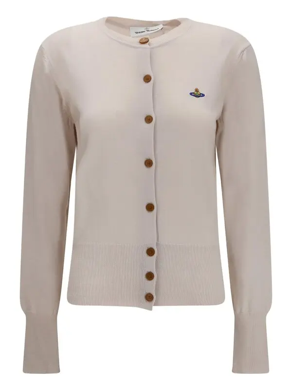 VIVIENNE WESTWOOD Bea Wool Cardigan Feale - Cream