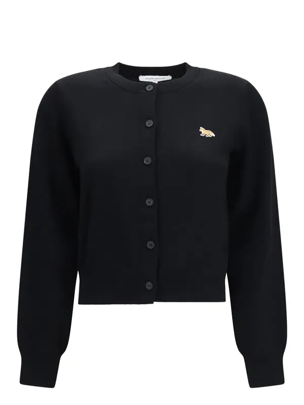 Maison Kitsuné Baby Fox Cardigan - Black