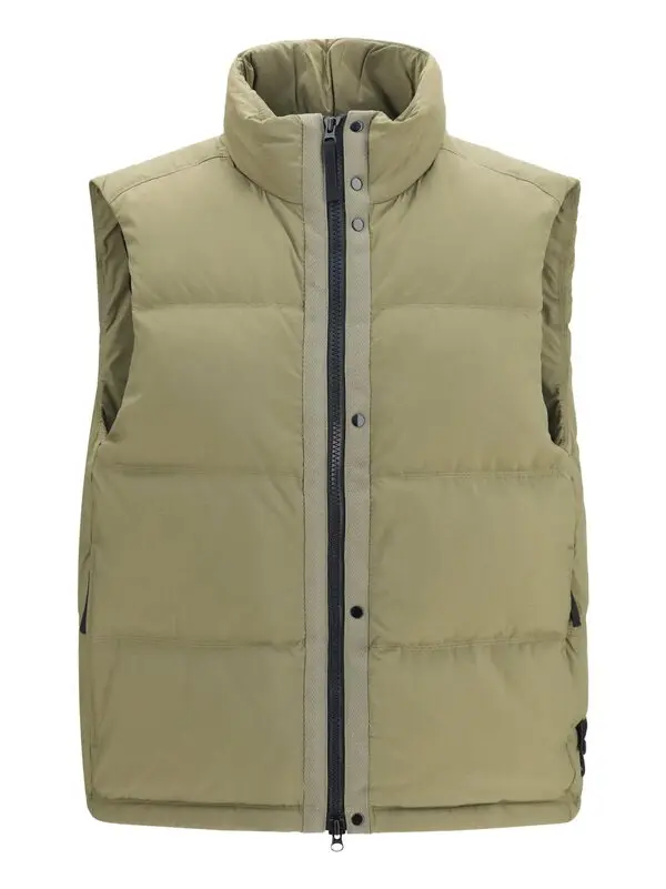 Stone Island Cordura Down Vest Mae - Green