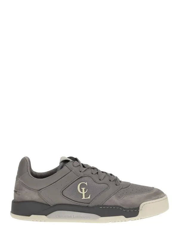 CHRISTIAN LOUBOUTIN Basketball 1 Retro Sneakers - Grey