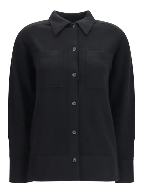 TOTEME Cashere Shirt Feale - Black
