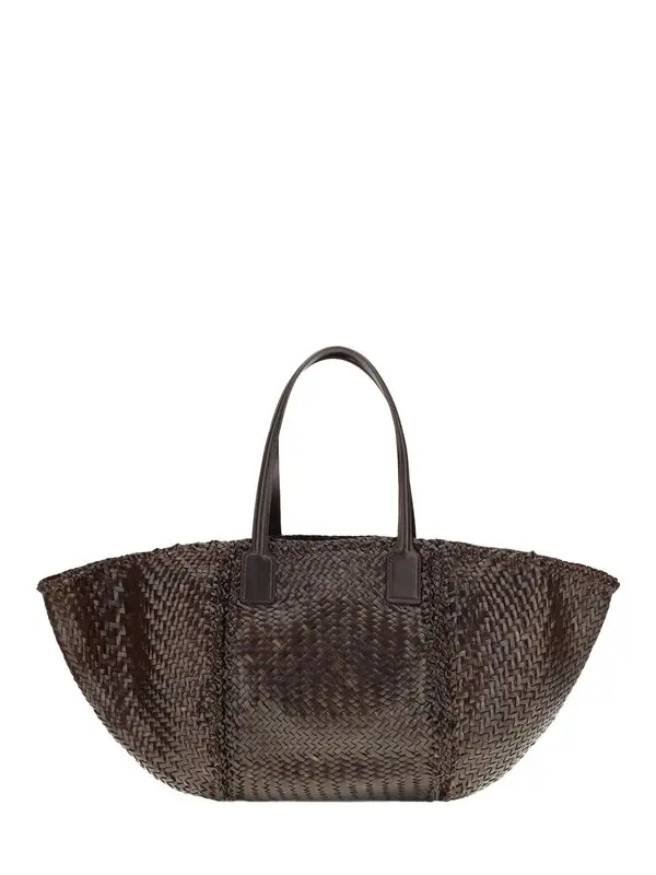 Dragon Diffusion Teresa Handwoven Tote Bag - Brown
