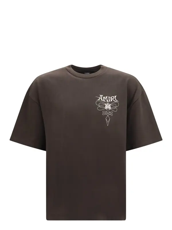 Amiri Lasso Os T-shirt - Brown