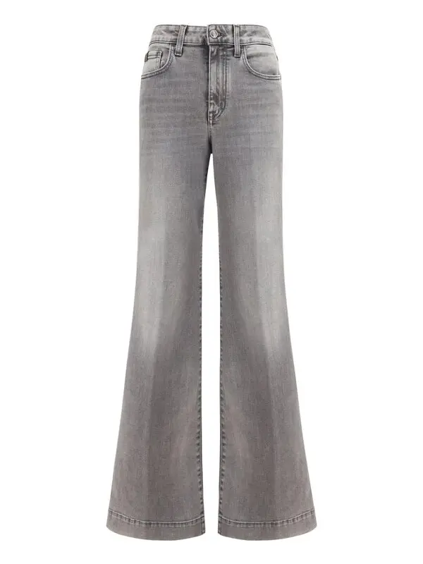 JACOB COHЁN Jackie Wide-leg Jeans - Grey
