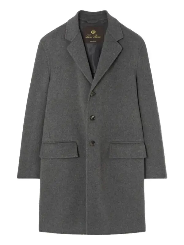 Loro Piana Long-sleeved Coat - Grey
