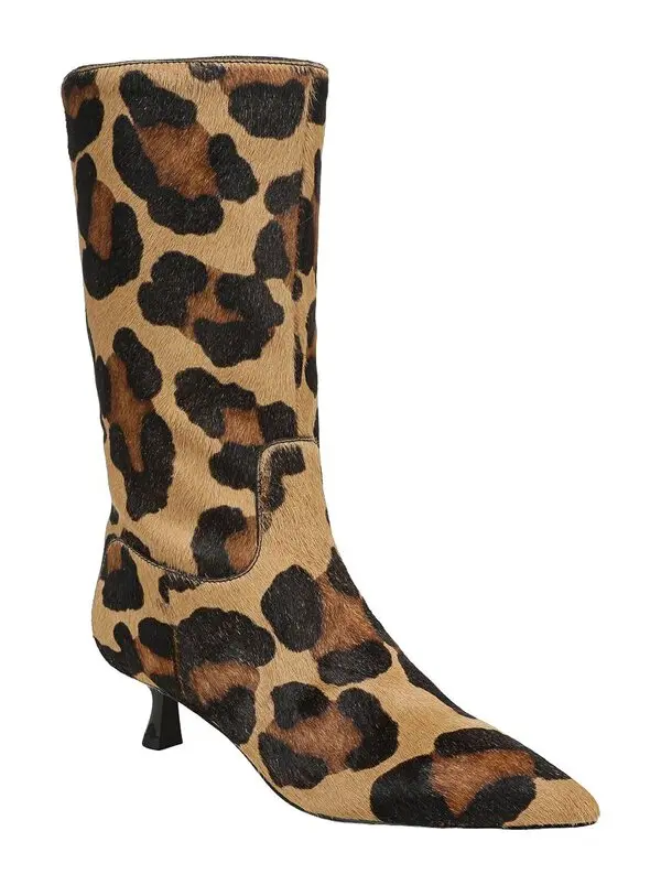 Sam Edelman Ramona Genuine Calf Hair Boot - Camel Multi