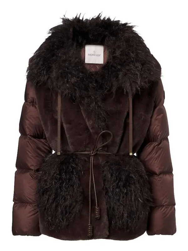 Moncler Immersif Convertible Down Jacket - Brown
