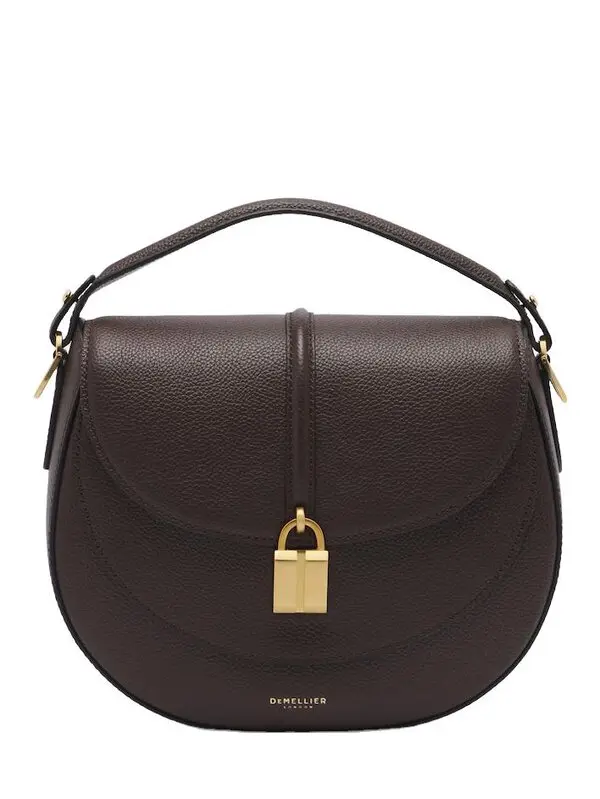 DEMELLIER Siena Saddle Small Leather Shoulder Bag - Brown
