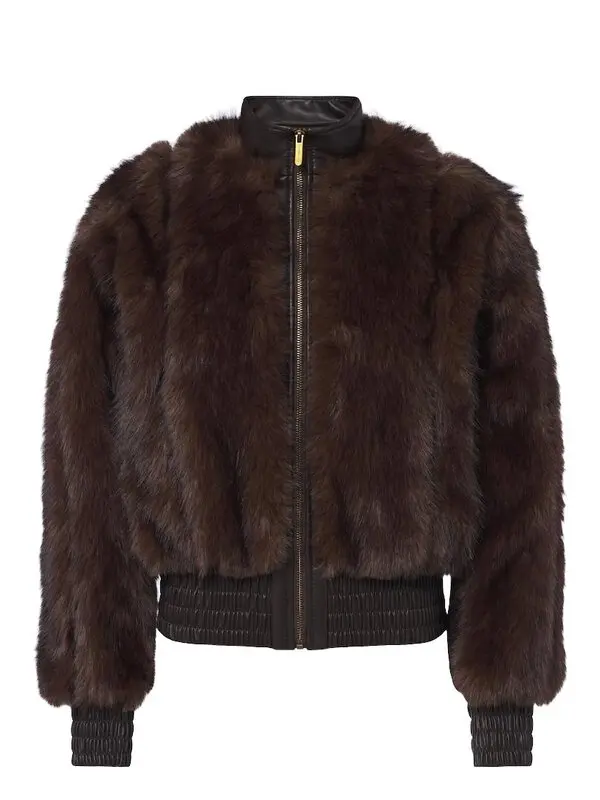 Zimmermann Valiant Bomber Jacket - Brown