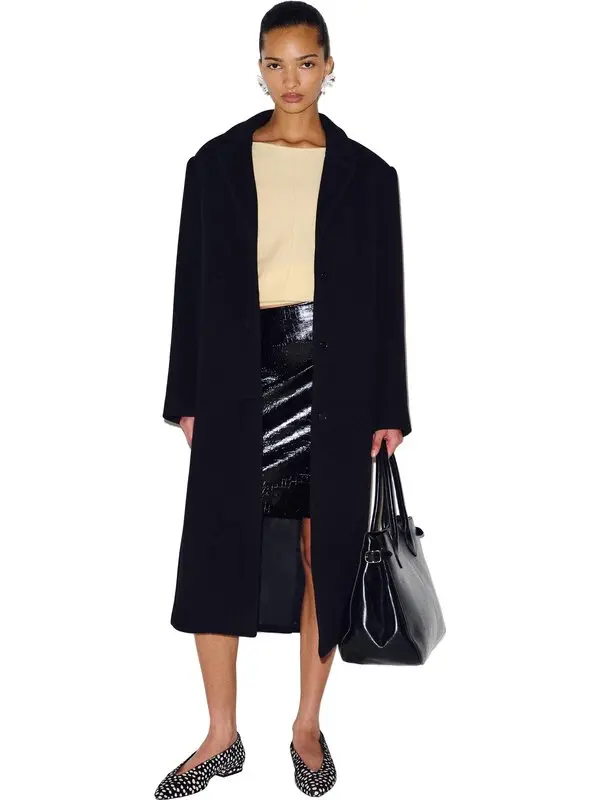 REFORMATION Alisa Coat - Black