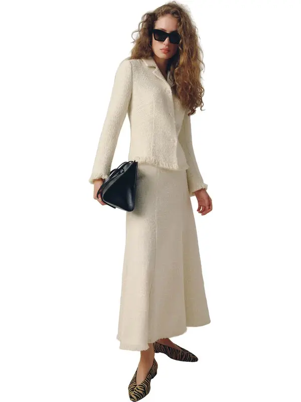 REFORMATION Clove Skirt - Ivory
