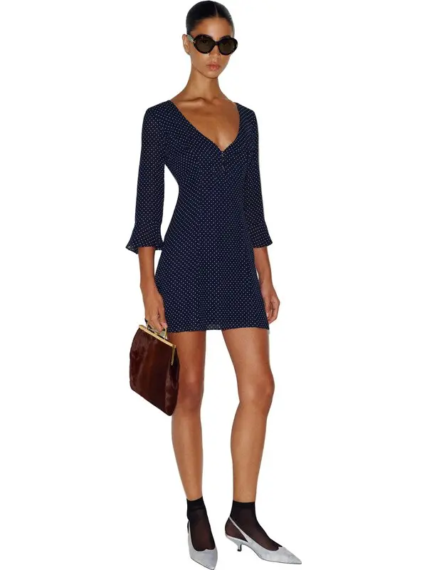 REFORMATION Gracey Dress - Blue