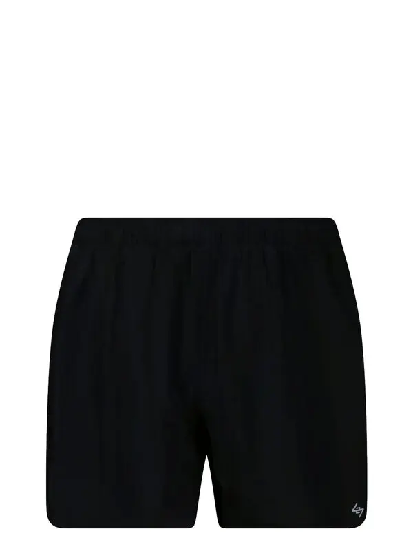REPRESENT Logo-print Elasticated Shorts - Black