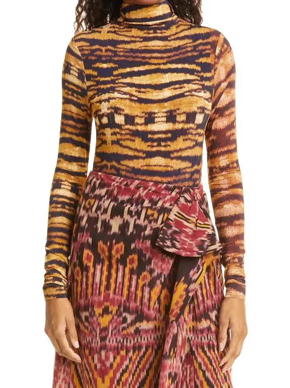 Ulla Johnson Aurelia Turtleneck Top - Acacia