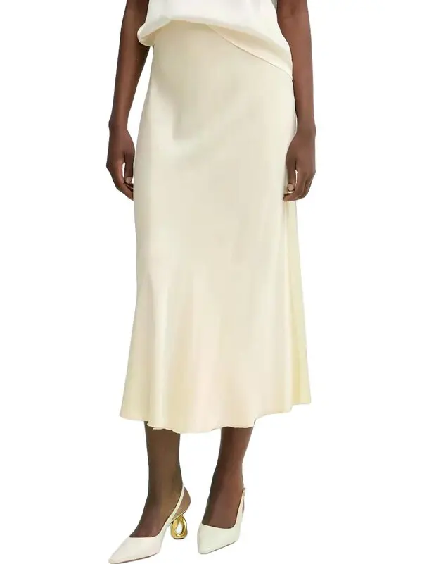 HAVEONE Elasticated A-line Maxi Skirt - Neutrals