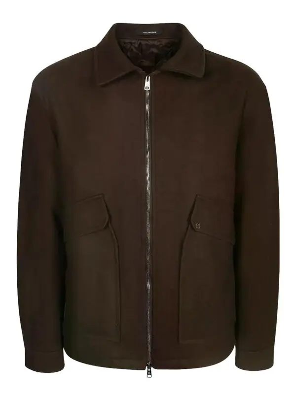 Tagliatore Adam Zip-up Jacket - Brown