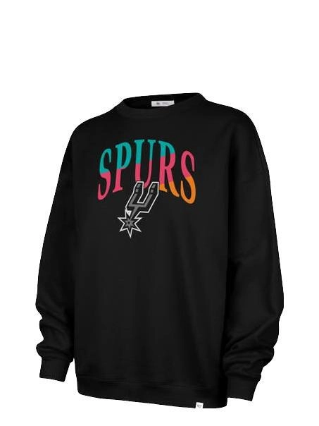 '47 San Antonio Spurs Imprint Oversized Sweatshirt - Black