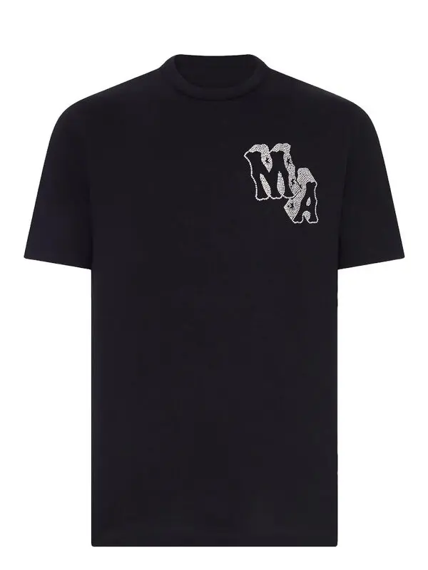 Amiri Block Letter Tee - Black