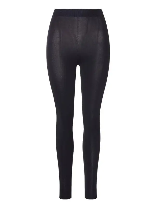 Balenciaga Techwear Leggings In Technical Knit - Black