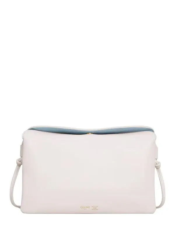 Celine Trio With Flap In Smooth Calfskin - Multicolor