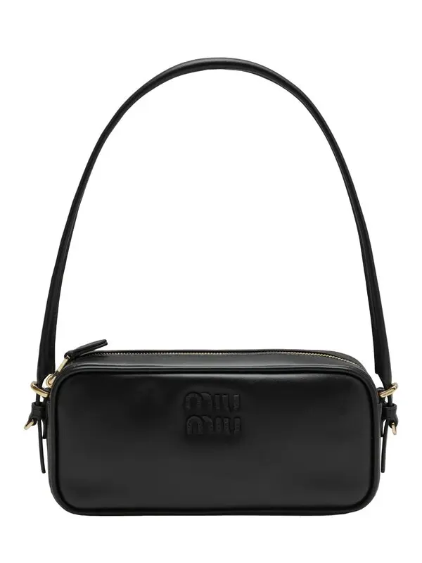 Miu Miu Pouch In Leather - Black