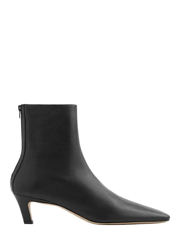 TOTEME Nappa Boots With Medium Heel - Black