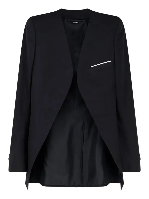 TOM FORD Wool And Silk Blazer - Black