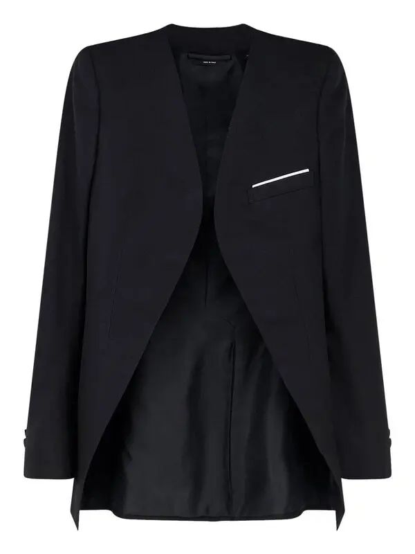 TOM FORD Wool And Silk Blazer - Black