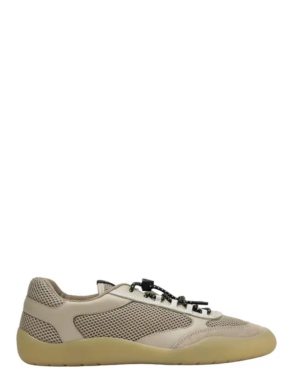 Prada Desert-coloured Speedrock Trainers In Mesh Fabric - Cream
