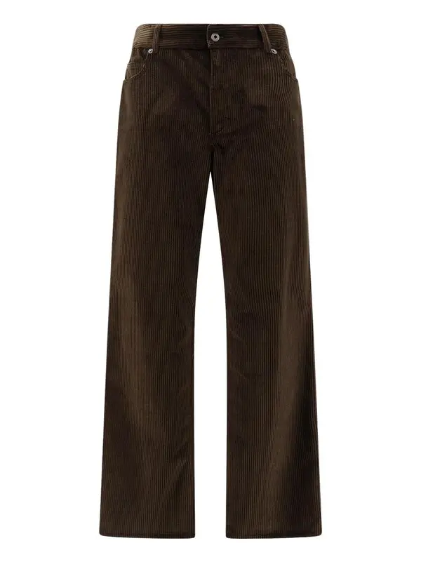Loewe Velvet Trousers - Brown