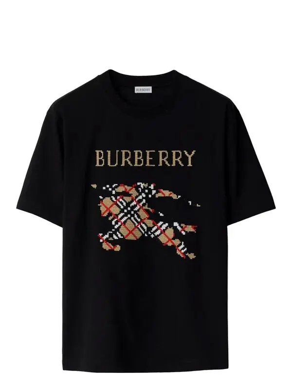 Burberry Ryan Cotton T-shirt - Black