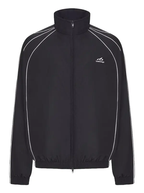 Balenciaga Bodys Technical Cotton Poplin Sports Jacket - Black