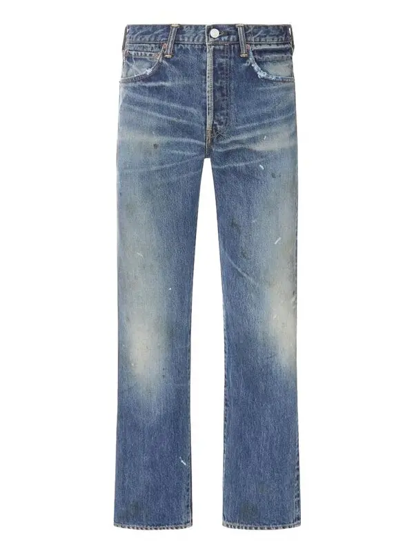 Visvim Vintage Straight Leg Jeans - Blue