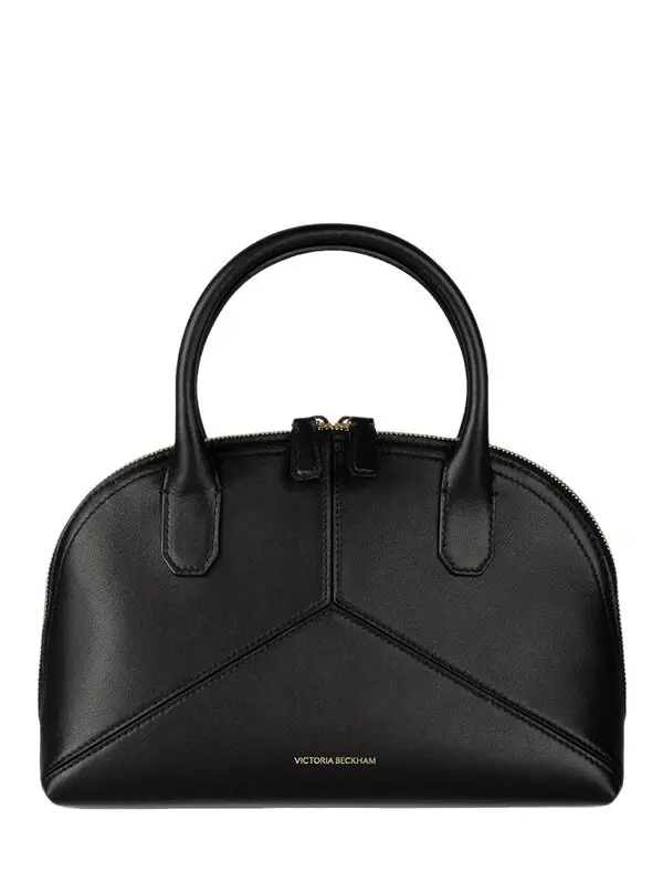 Victoria Beckham Doctor Bag Small In Pelle - Black