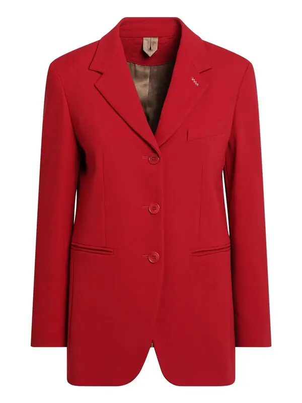 Max Mara Wool Cady Blazer - Red