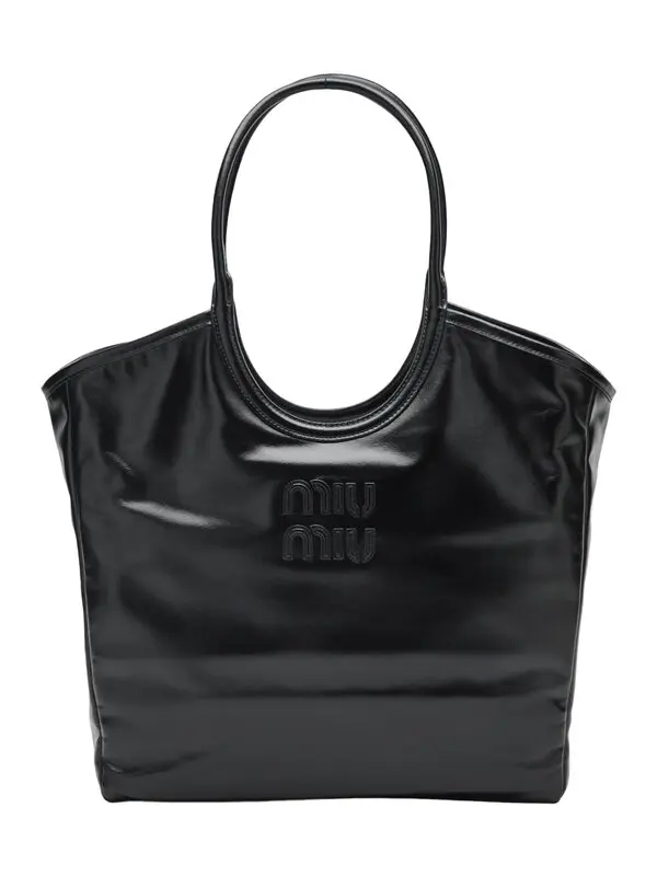 Miu Miu Ivy Bag In Leather - Black