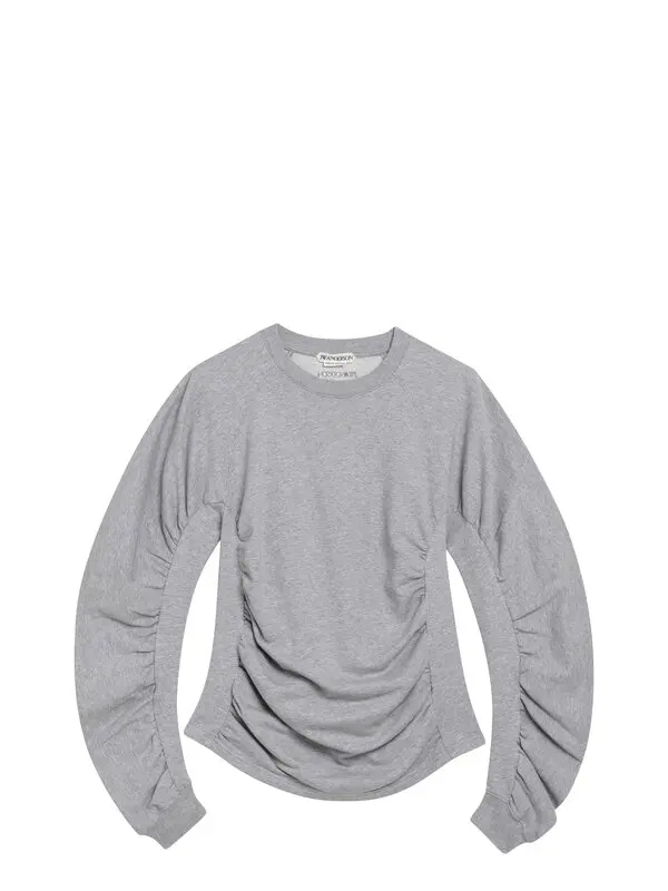 JW Anderson Melange Sweatshirt In Cotton - Gray