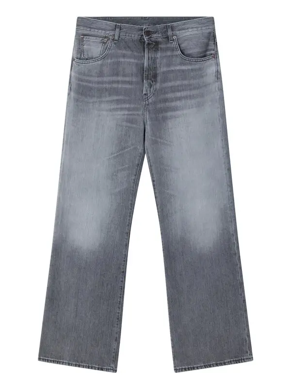 Acne Studios 2021m Regular-fit Jeans In Ash Grey Denim - Gray