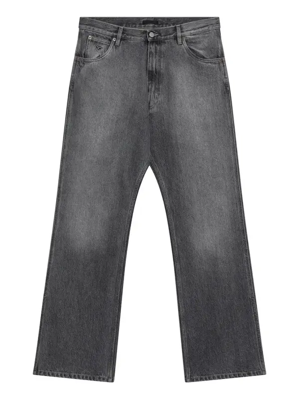 Prada Faded-effect Jeans - Black