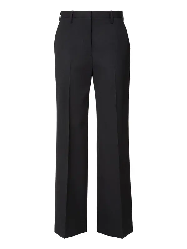 Fendi Grain De Poudre Trousers - Black